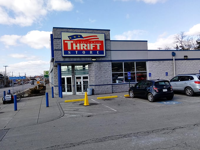 Red, White, and Ooh! This patriotic paradise in Pittsburgh is a thrifter's dream come true. It's like Uncle Sam opened a garage sale!