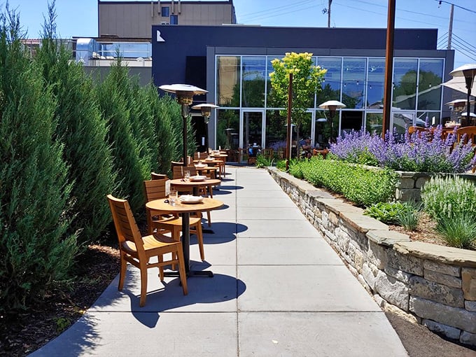 Rosalia's modern flair: Sleek design meets wood-fired perfection. It's where pizza goes to get its PhD in deliciousness.