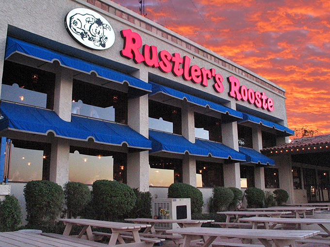 Rustler's Rooste: Where steaks come with a side of panoramic views. It's the closest you'll get to feeling like a cattle baron!