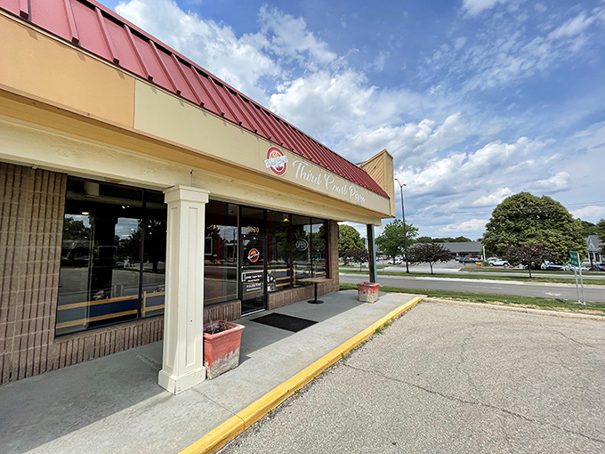 Third Coast Pizza's modest exterior belies the Detroit-style revolution happening inside this Lenexa strip mall.