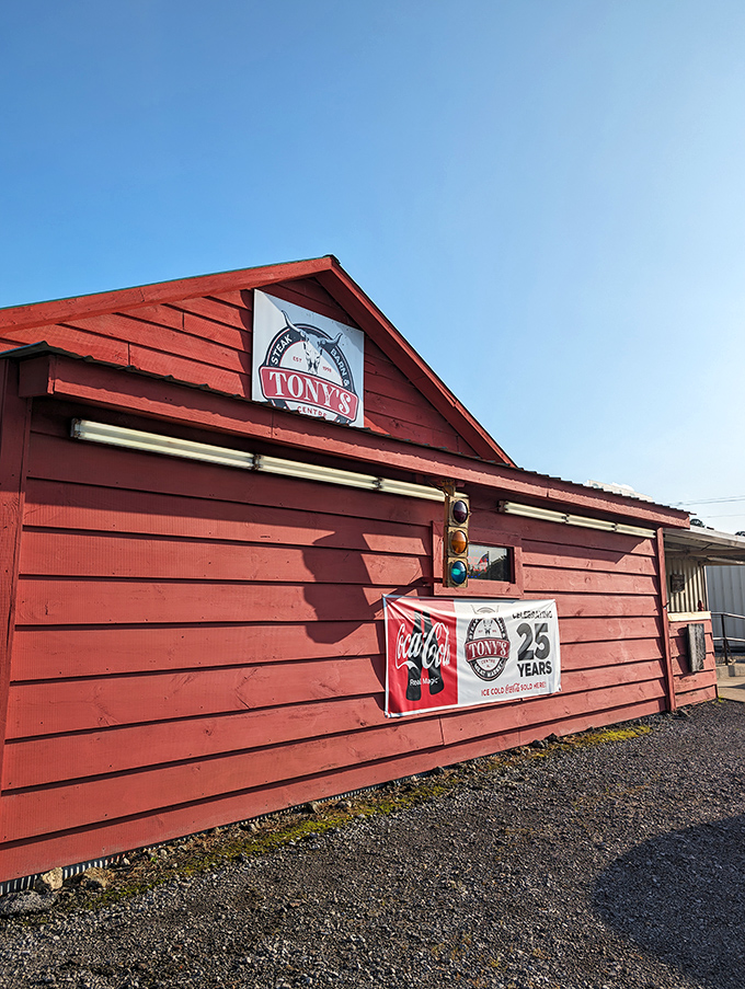 Tony's Steak Barn: Proof that you can't judge a book by its cover &ndash; or a steakhouse by its barn. It's like a meaty Narnia inside!