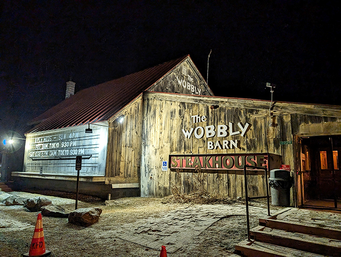 Wobbly Barn: Don't let the name fool you &ndash; the only thing shaky here is how fast you'll devour their steaks!