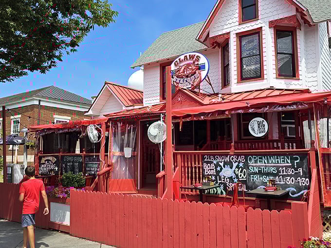 Red-hot and ready to serve! Claws' patio is the perfect spot to crack into some crabs while people-watching. It's like a beach picnic, minus the sand in your shorts.