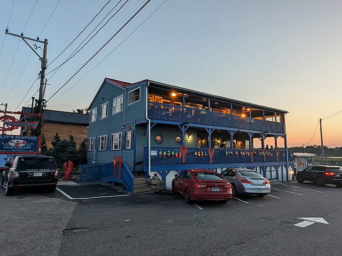 Buoys, boats, and bites! Ray's seaside setup is the perfect backdrop for your next seafood selfie &ndash; #LobsterLife anyone?