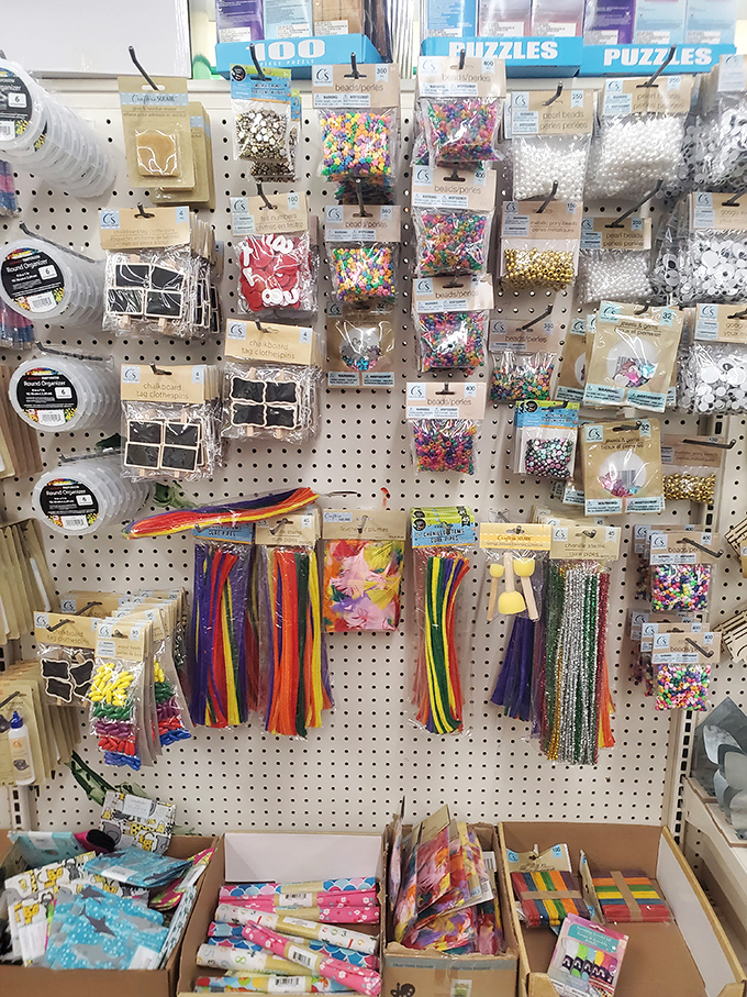 Accessories galore! It's like a treasure chest exploded, scattering baubles and bangles across the shelves. Arrr you ready to accessorize?