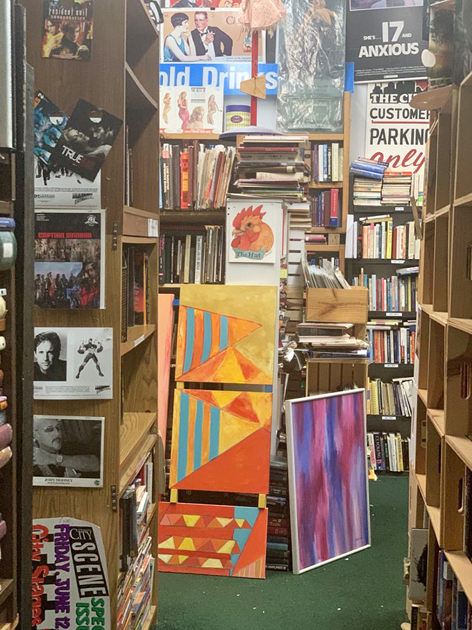 Who needs Netflix when you've got this visual feast? It's like someone took a blender to art history and poured it on the walls.