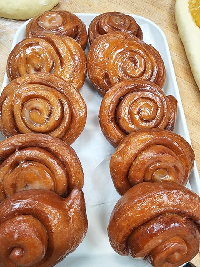 Behold, the cinnamon roll motherlode! These swirls of joy are so perfect, they might make you forget your own name.
