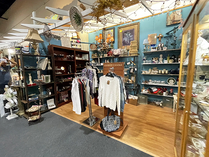 Vintage threads and modern dreams collide. It's like raiding your cool grandma's closet, if your grandma was a time-traveling fashionista.