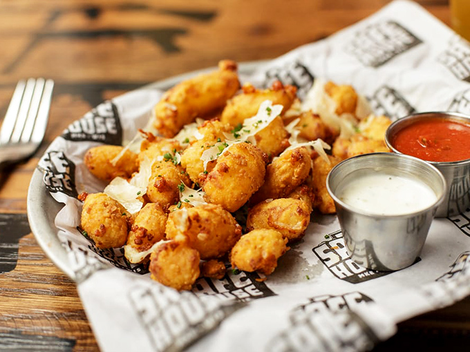 Golden nuggets of cheesy perfection. Wisconsin's favorite snack goes undercover as a gourmet treat.