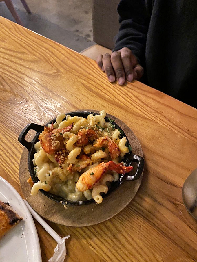 Lobster mac and cheese: where luxury meets comfort in a cast-iron skillet romance that would make Jane Austen swoon.