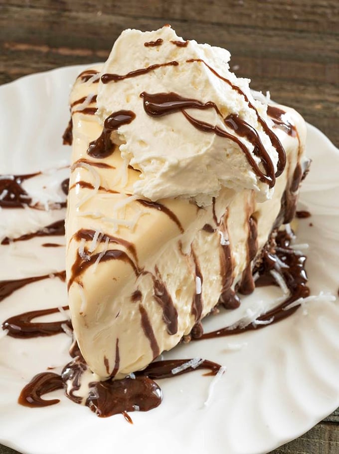 Holy moly, that's a slice of heaven! This peanut butter cup pie is what dreams are made of - creamy, chocolatey, and utterly irresistible.