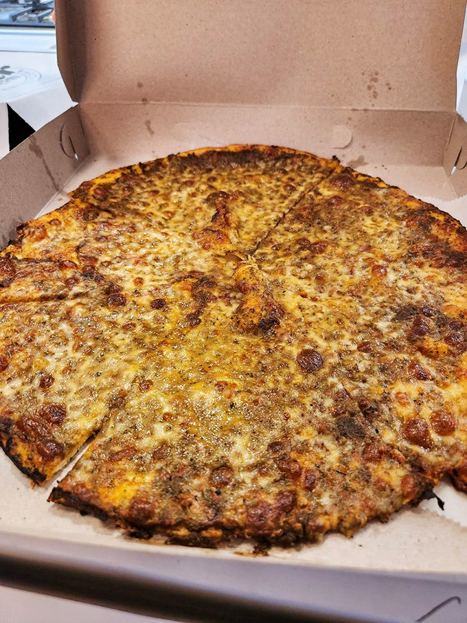 Pesto perfection! This pie is so green, it could make Kermit jealous. A garden party for your taste buds.