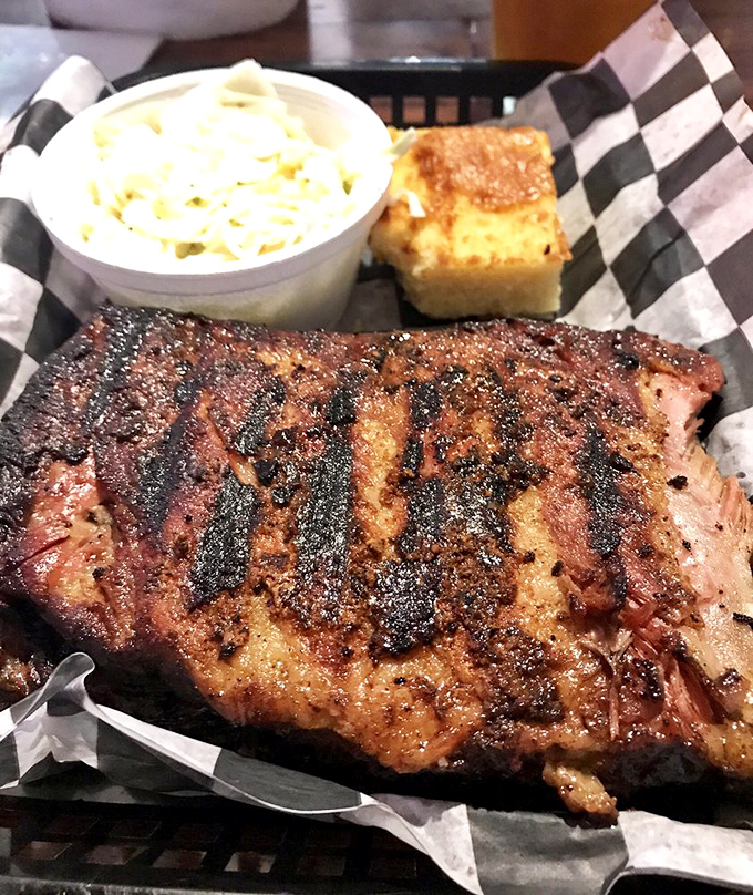 Holy smoke rings, Batman! These ribs look so good, they might just make vegetarians question their life choices.