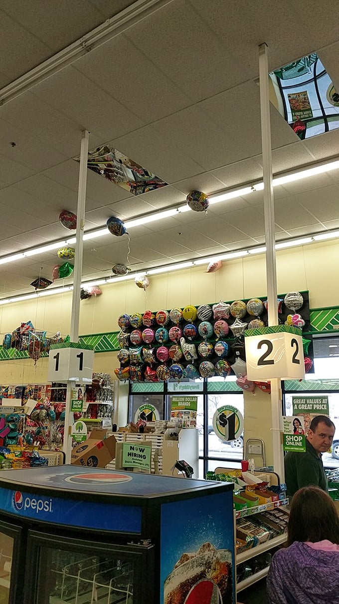 Balloons, baubles, and bargains, oh my! This aisle is where parties are born and wallets breathe a sigh of relief.