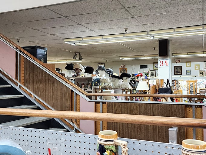 Stairway to heaven? More like a stairway to "remember when." Each step promises new discoveries and a chance to relive the good old days.