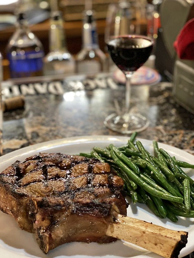 Steak so good, it'll make you forget about your 401(k)! This beauty's got more sizzle than a Texas oil field in August.