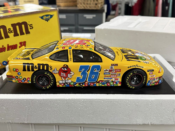 Nostalgia overload! From M&M's racing memorabilia to classic board games, this toy section is a playground for the young at heart.