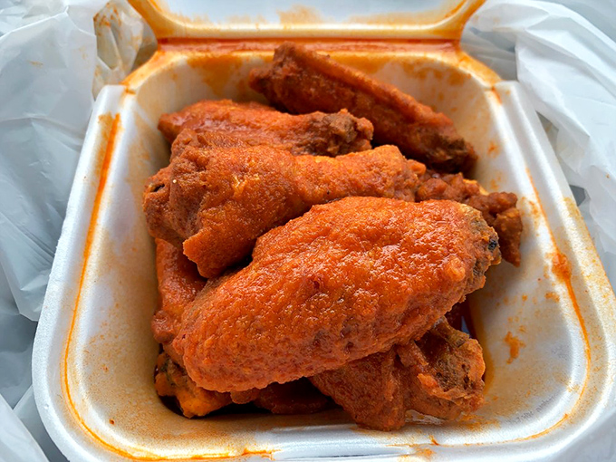 These wings aren't just food; they're a spiritual experience. Crispy, saucy, and ready to rock your world!