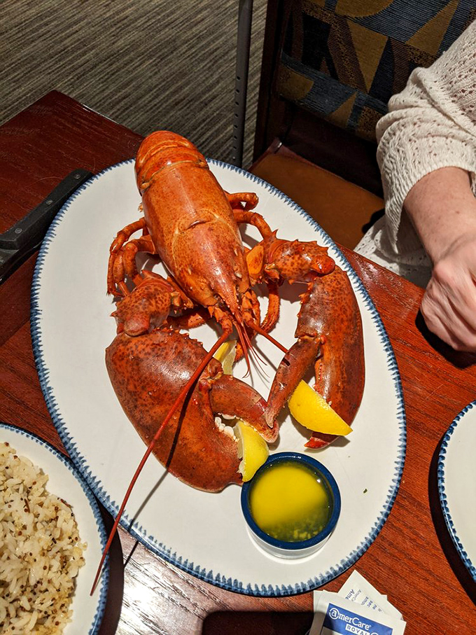 The crown jewel of crustaceans: This butter-poached Maine lobster is so regal, it practically demands its own throne. Prepare for a melt-in-your-mouth monarchy!
