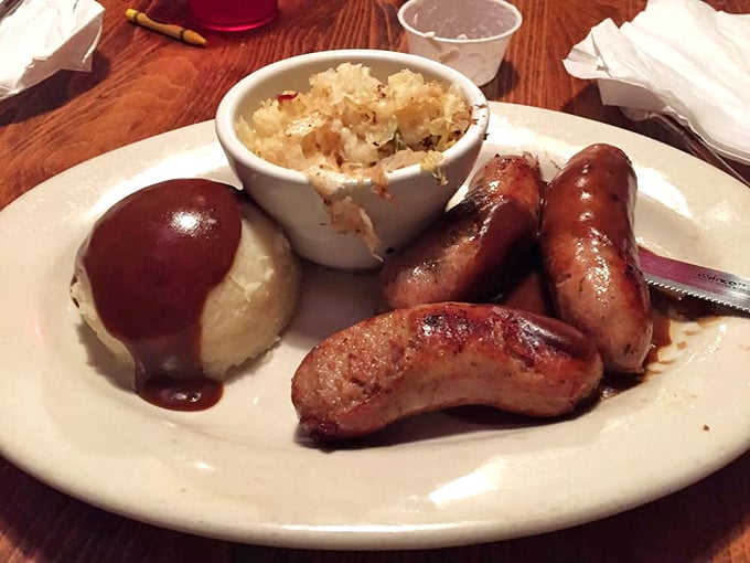 These bangers and mashed potatoes aren't just food&mdash;they're edible therapy, the kind grandmother would approve of after a long day.