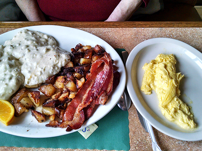 Breakfast of champions! This plate could fuel you through a marathon &ndash; or just a really satisfying nap. Either way, you win.