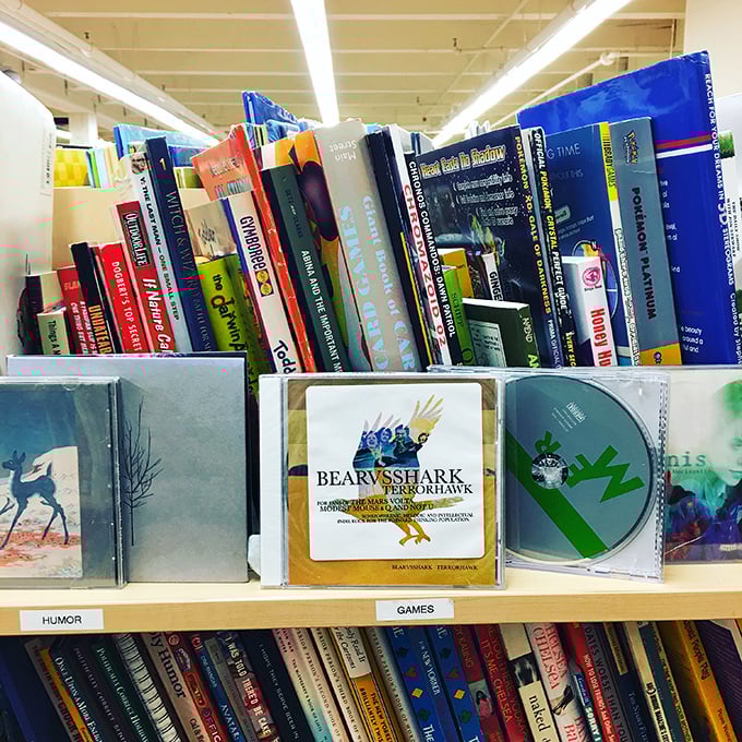 Bookworms and music lovers, rejoice! This aisle is where forgotten bestsellers and one-hit wonders come for their second act.