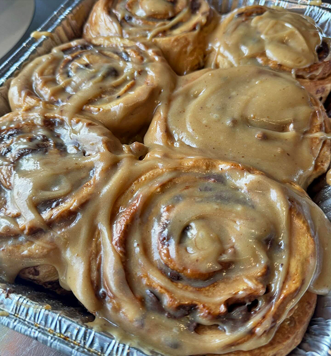 Holy cinnamon, Batman! These Brown Butter Mocha Cinnamon Rolls are what breakfast dreams are made of. Resistance is futile.