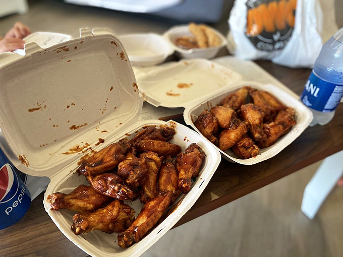 Wings, glorious wings! These crispy morsels are like edible works of art, waiting to paint your palate with flavor.