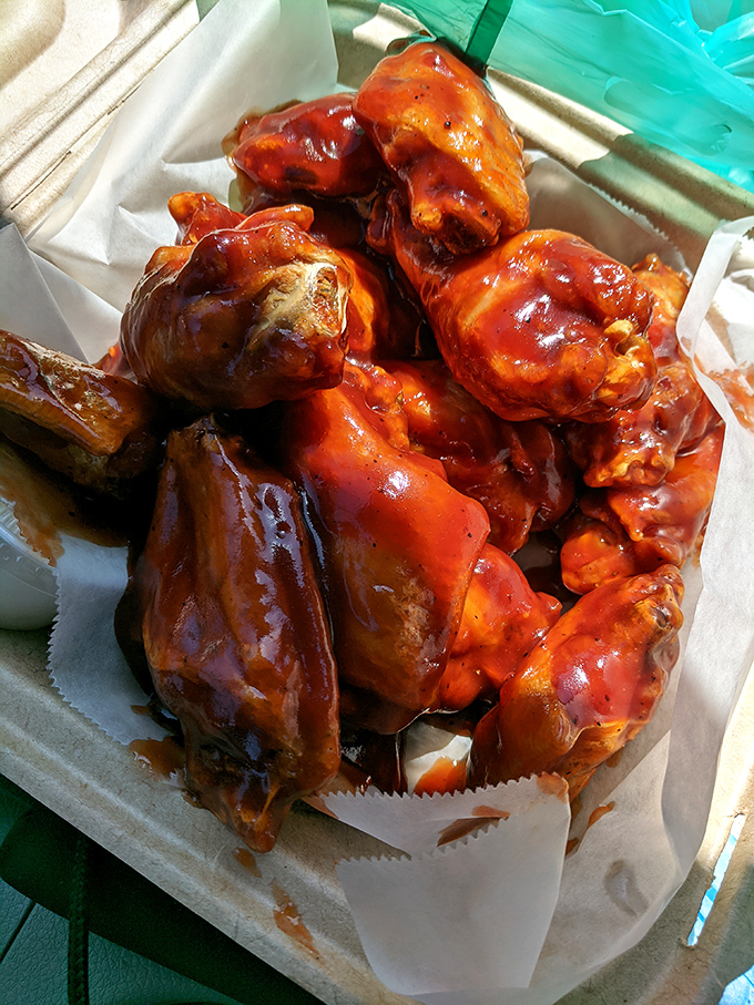 These wings aren't just buffalo-style, they're the buffalo's stylish cousins who moved to the big city and got a makeover. Saucy and sophisticated!