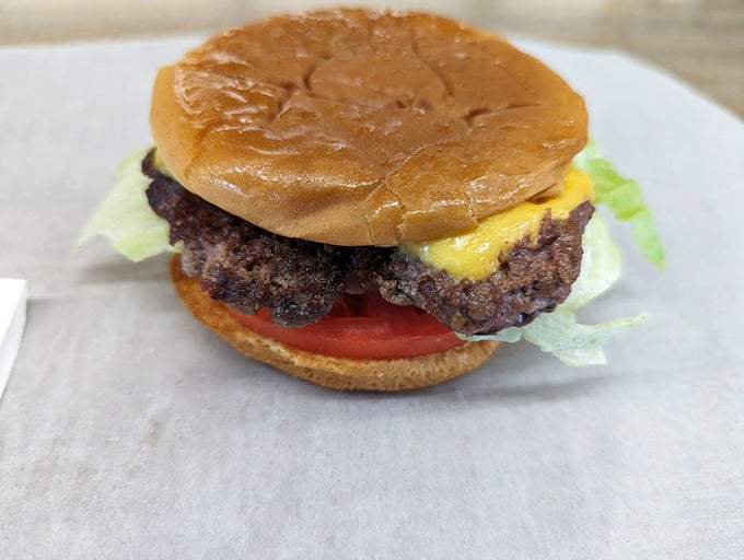 Behold, the burger of your dreams! Juicy, perfectly grilled, and ready to make you forget every health-food fad you've ever tried.