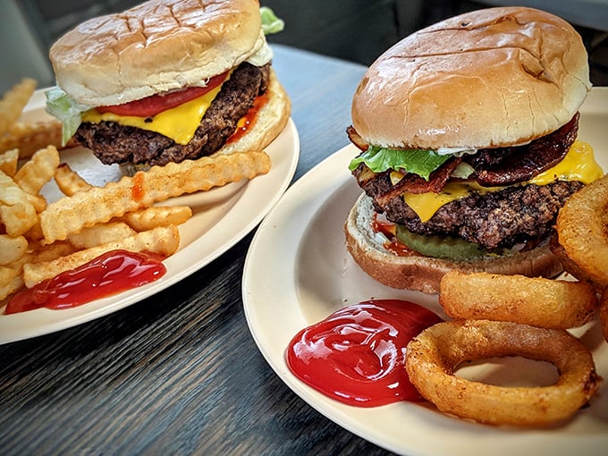 Double the patty, double the fun! These cheeseburgers are so good, they should come with a warning label.