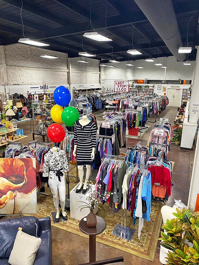 Rack after rack of sartorial possibilities! Whether you're channeling your inner disco diva or prep school rebel, there's a style for every alter ego.