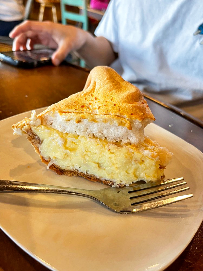 Cloud nine on a plate! This coconut cream pie looks so heavenly, it might just make you believe in a higher power &ndash; the power of dessert.