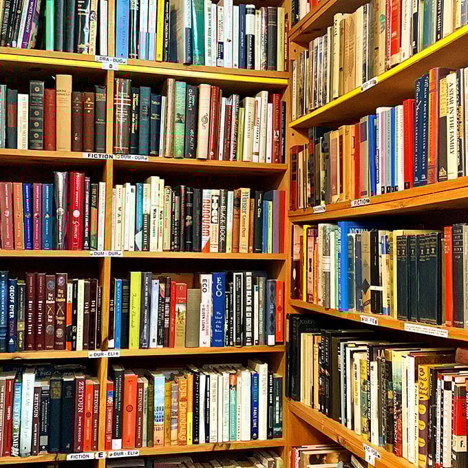 Fiction lovers, rejoice! This aisle is where reality takes a backseat and imagination runs wild. Time to get lost in a good book &ndash; literally.