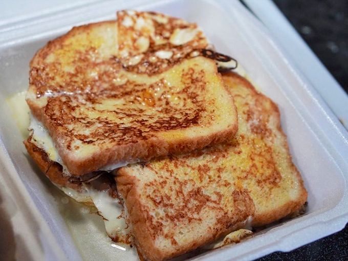 Golden-brown perfection! This French toast is so good, it might make you forget about your beach body goals.