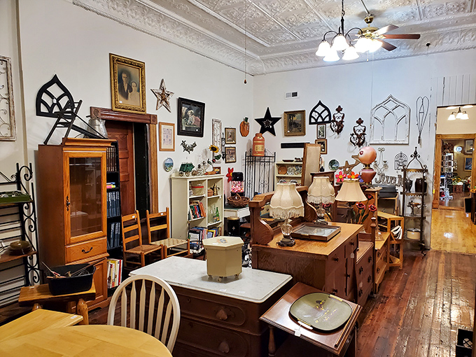 From Mad Men-esque mid-century to Downton Abbey elegance, this furniture section is a sitcom set designer's dream come true.