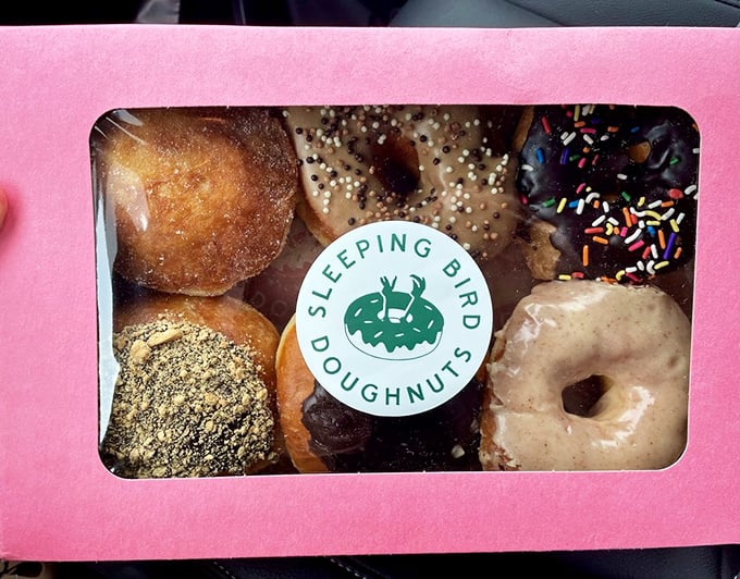 Pretty in pink and packed with promise! These boxes are like treasure chests for grown-ups, filled with golden rings of joy.