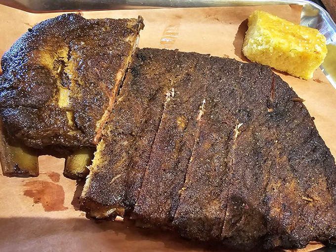Holy smoke rings, Batman! These ribs look so good, they might just make you forget about your New Year's resolution to eat more salad.
