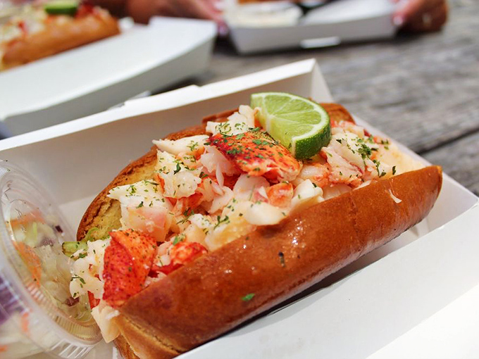 Key lime and lobster, a match made in Florida heaven. This roll is so fresh, it might just do the Conch Republic Conga right off your plate!
