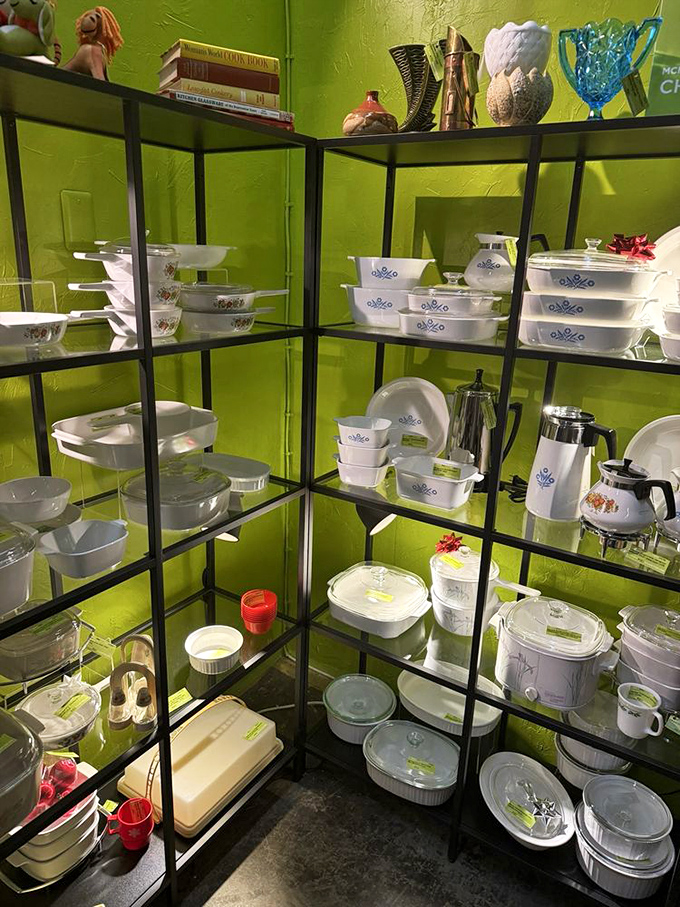 Grandma's kitchen meets Mad Men chic. These vintage kitchenware pieces are ready to whip up some retro realness in your culinary adventures.