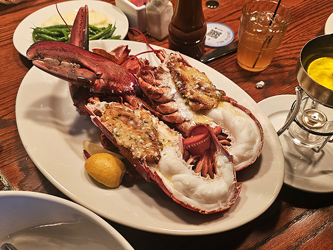 This lobster's so fresh, it might just start tap dancing on your plate. Butter at the ready!