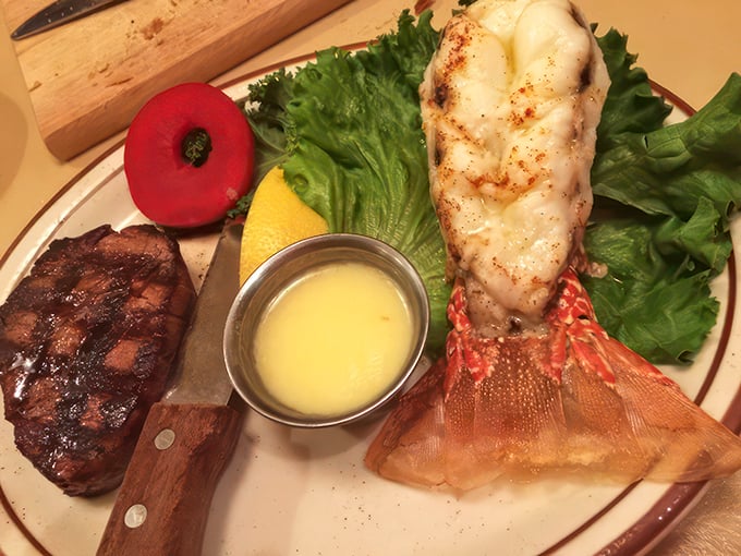 Surf and turf, but make it Midwest fabulous. This plate is the culinary equivalent of a beach vacation in the heartland.