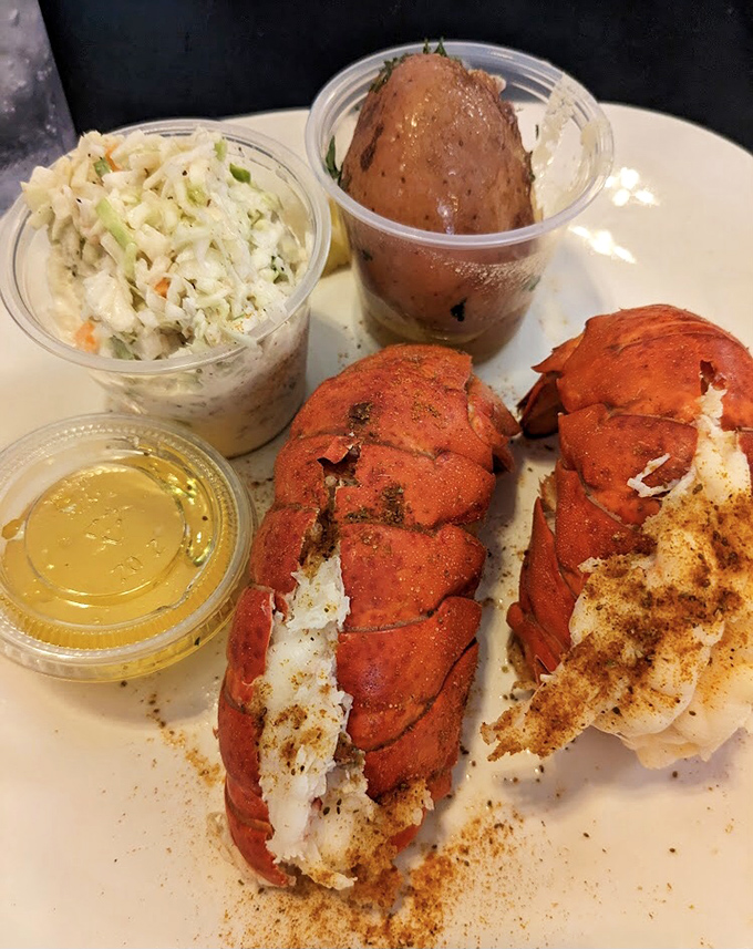 Holy crustaceans, Batman! These lobster tails are so plump and juicy, they might just dance right off your plate.