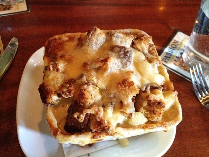 Mac and cheese nirvana achieved! Golden, bubbling perfection that would make your grandmother simultaneously proud and jealous of their cheese-pulling technique.