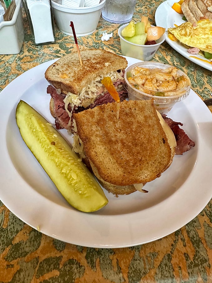 Meet the sandwich of your dreams. This Reuben is so photogenic, it could have its own Instagram.