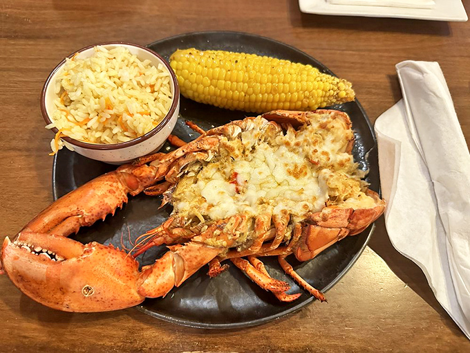 Lobster so good, it's dressed for success! This stuffed crustacean is ready for its close-up&mdash;and your taste buds.