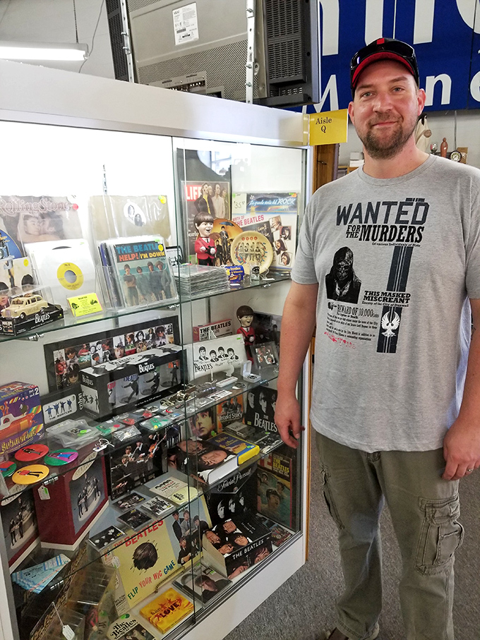 Rock on, time traveler! This music buff's paradise is where vinyl meets vintage, and The Beatles are always topping the charts. Can you hear the nostalgia?