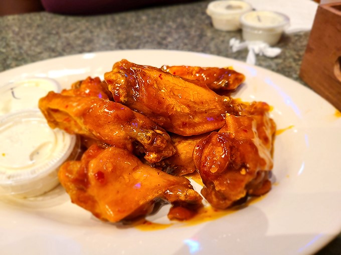 These buffalo wings aren't just hot, they're a spicy love letter to your taste buds. Napkins required, no shame allowed.