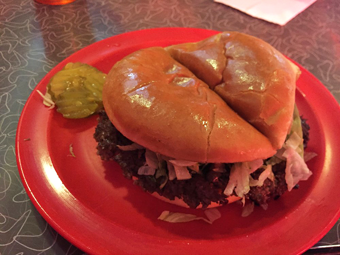 Holy cow! This burger's so good, it might just convince vegetarians to take a "cheat day." Resistance is futile against this beefy masterpiece.