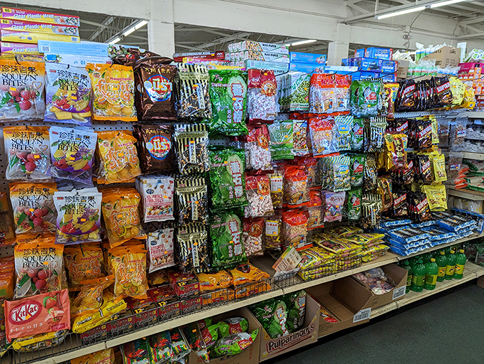 Sweet dreams are made of these! This candy wonderland would make Willy Wonka himself green with envy.